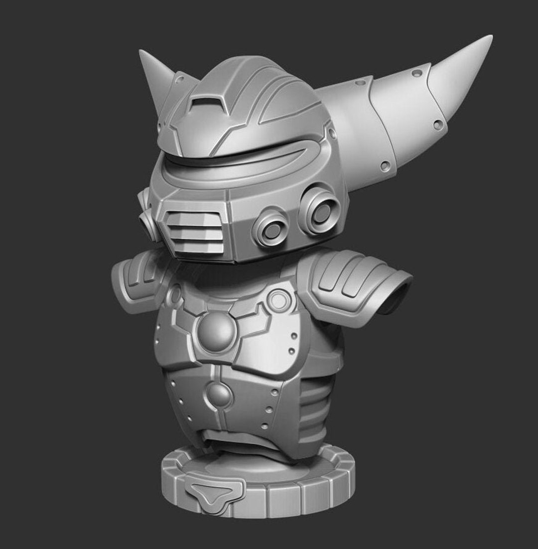 Ratchet and Clank, Ratchet Carbonox Armor Bust - Etsy
