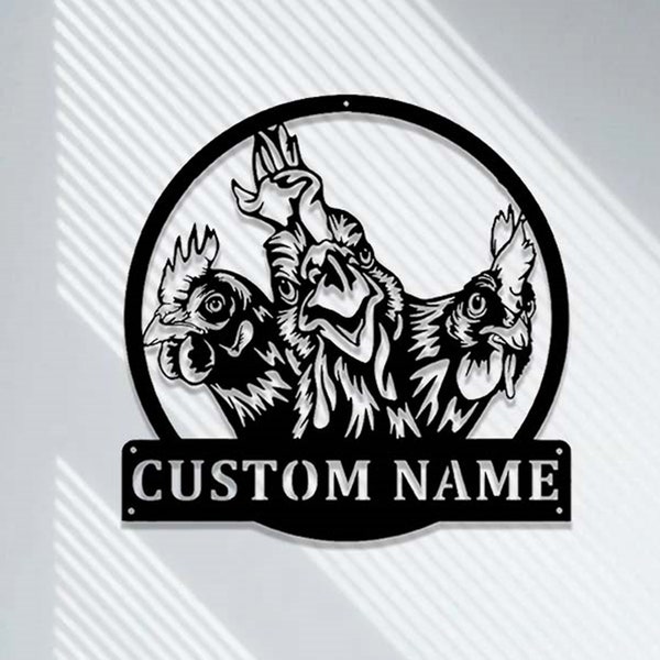 Metal Chicken - Etsy