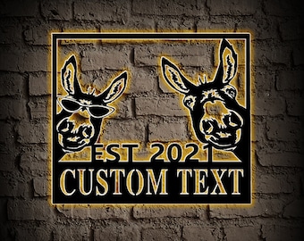 Donkey Ranch Sign - Etsy