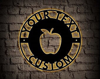 Metal School Sign - Etsy