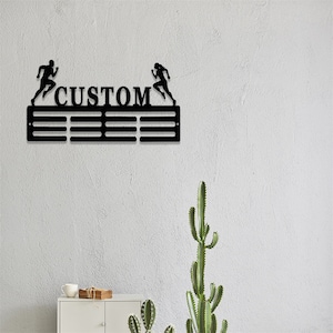 Personalized Running Award Medal Holder,custom Male and Female Runner ...