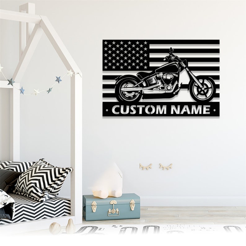Custom Motorcycle Metal Sign,motorcycle Metal Wall Art,personalized ...