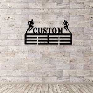 Personalized Running Award Medal Holder,custom Male and Female Runner ...