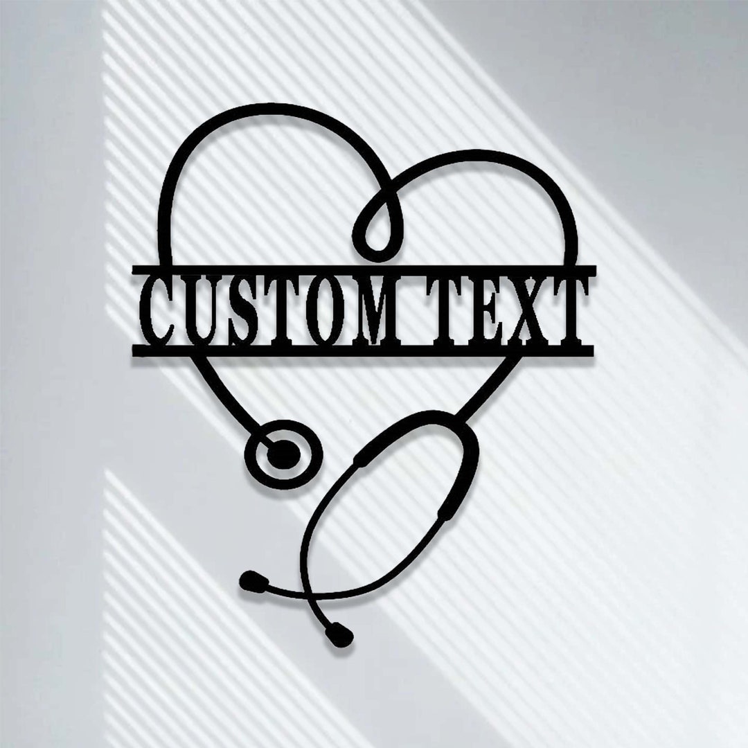 Personalized Nurse Metal Sign,nurse Decor,custom Nurse Name Sign,doctor ...