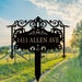 Custom Metal Address Yard Sign,address Garden Stake,personalized Lawn ...