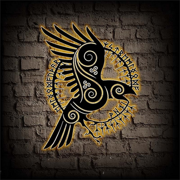 Viking Raven - Etsy