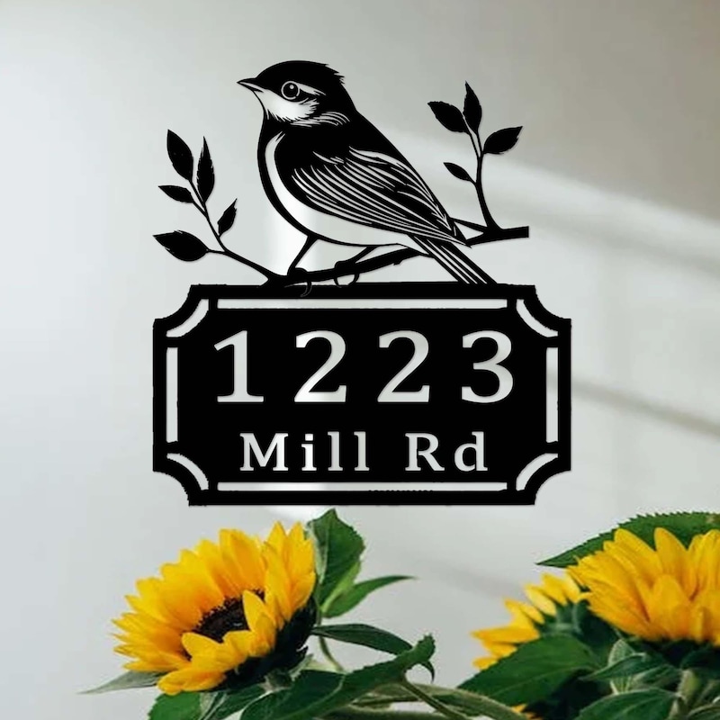 Steel Address Sign - Etsy