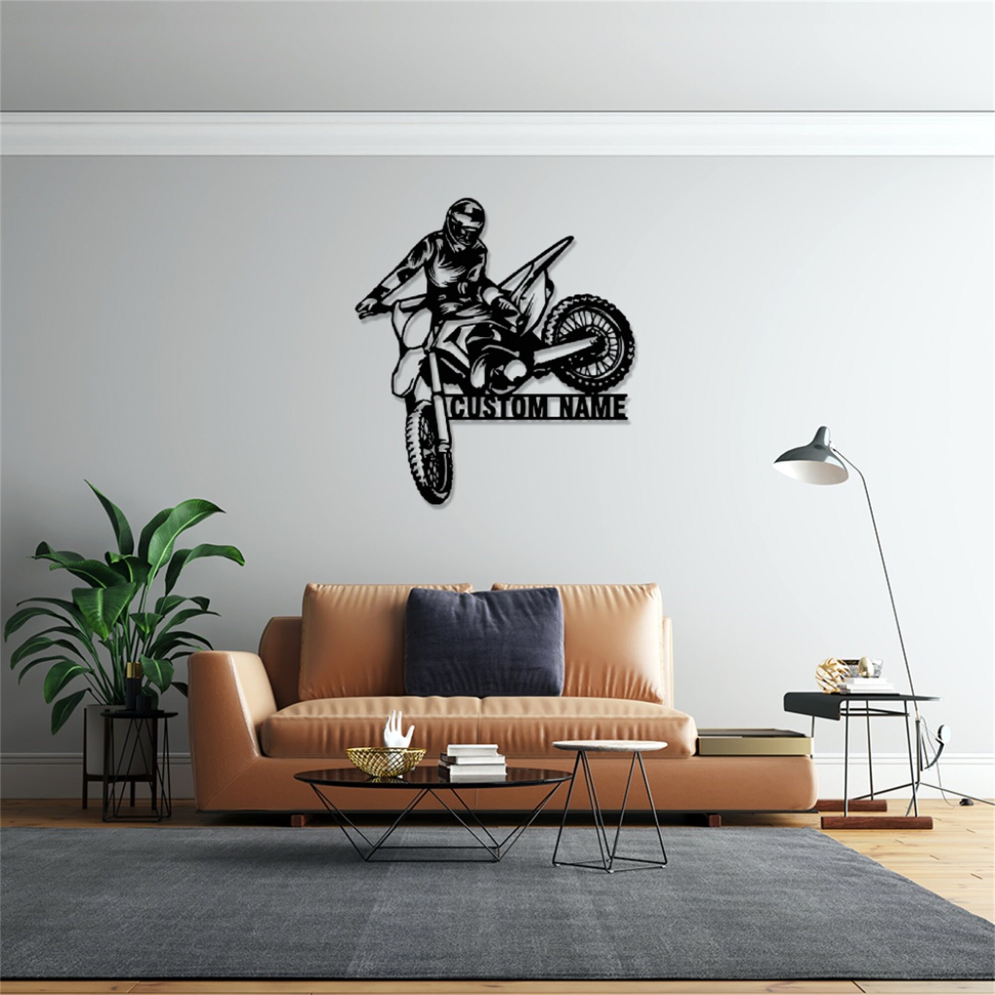 Custom Dirt Bike Metal Sign,led Dirt Bike Metal Wall Art,personalized ...