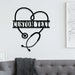 Personalized Nurse Metal Sign,nurse Decor,custom Nurse Name Sign,doctor ...