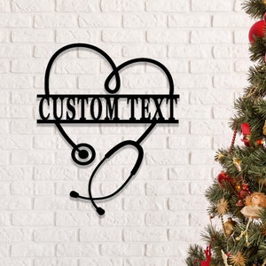 Personalized Nurse Metal Sign,nurse Decor,custom Nurse Name Sign,doctor ...
