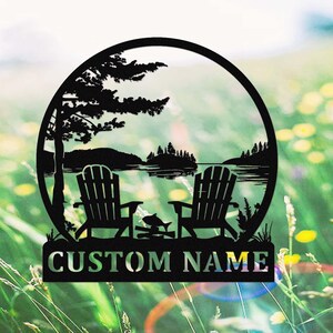 Custom Camp Sign,lake House Metal Sign,personalized Camper Name Sign ...