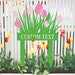 Custom Tulips Garden Sign With Stake,metal Tulip Garden Sign ...