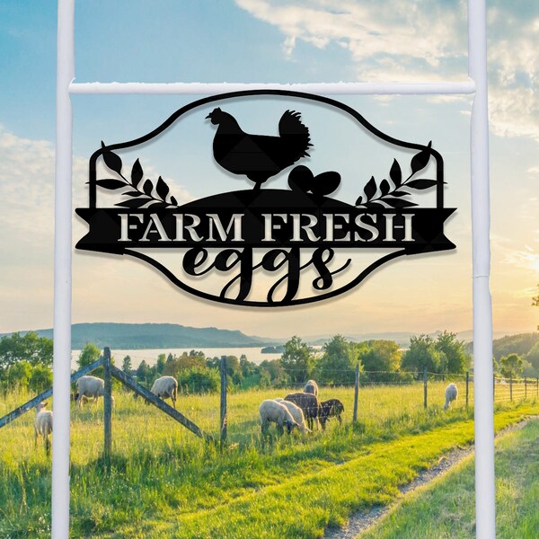 Farm Fresh Eggs Sign - Etsy