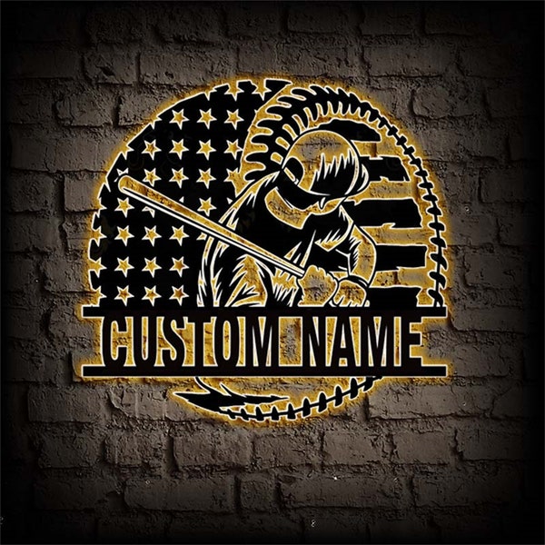 Baseball Player Sign - Etsy