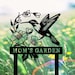 Custom Hummingbird Garden Sign,hummingbird Metal Garden Stake ...