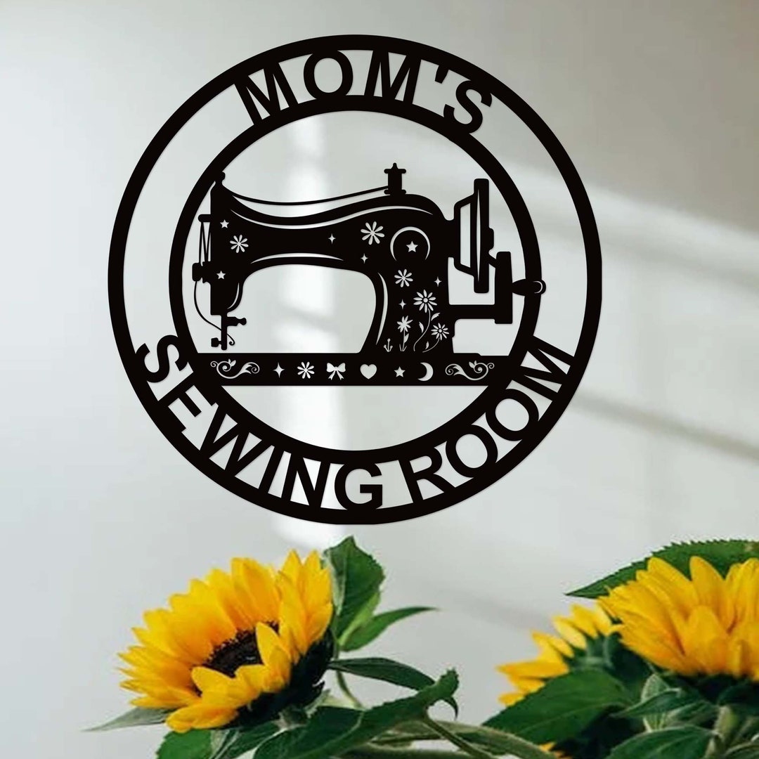 Custom Sewing Sign,metal Sewing Room Sign,sewing Metal Wall Art ...