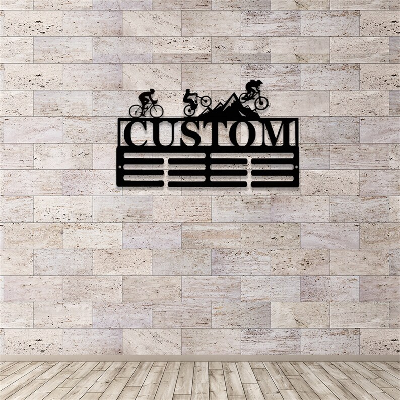 Personalized Bike Award Medal Holder,custom Cyclist Name Medal Hanger ...