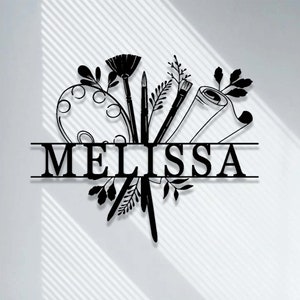 Custom Art Studio Metal Sign,artist Sign,personalized Painter Name Sign ...