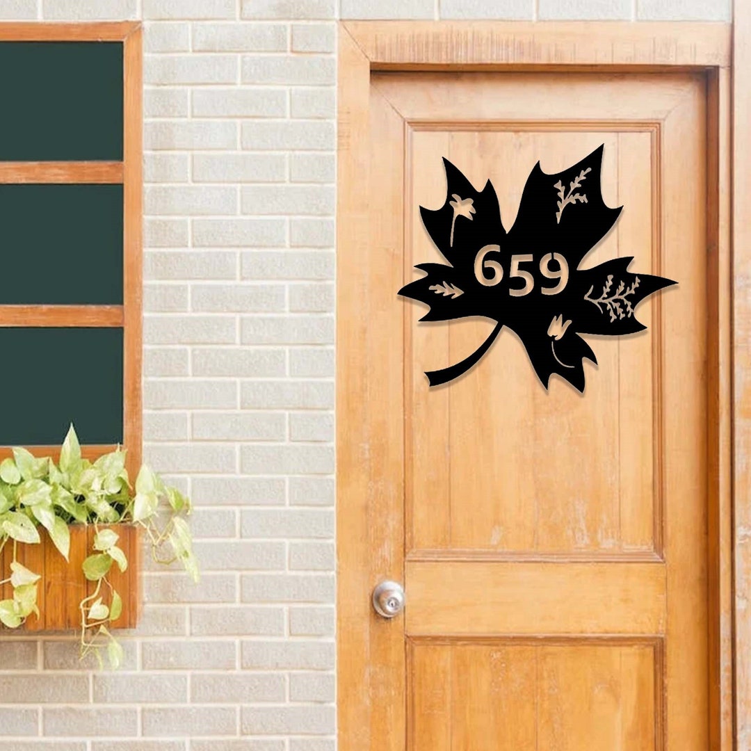 Custom Maple Leaf Metal Sign,canadian Leaf Metal Wall Art,personalized ...