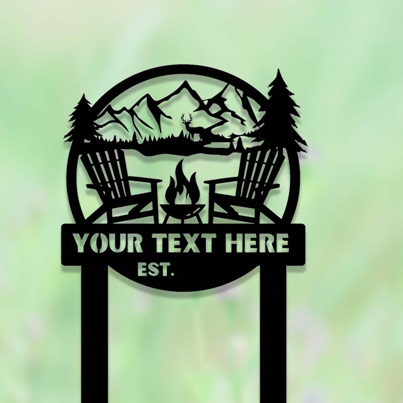 Campfire Sign - Etsy