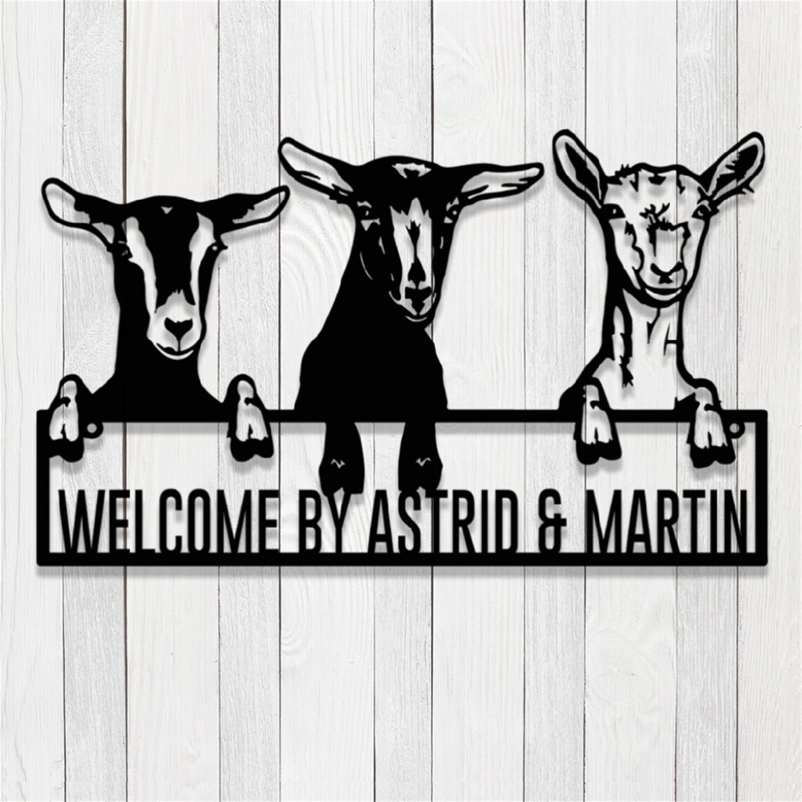 Custom Goat Farm Signfarm Signmetal Goat Signpersonalized - Etsy