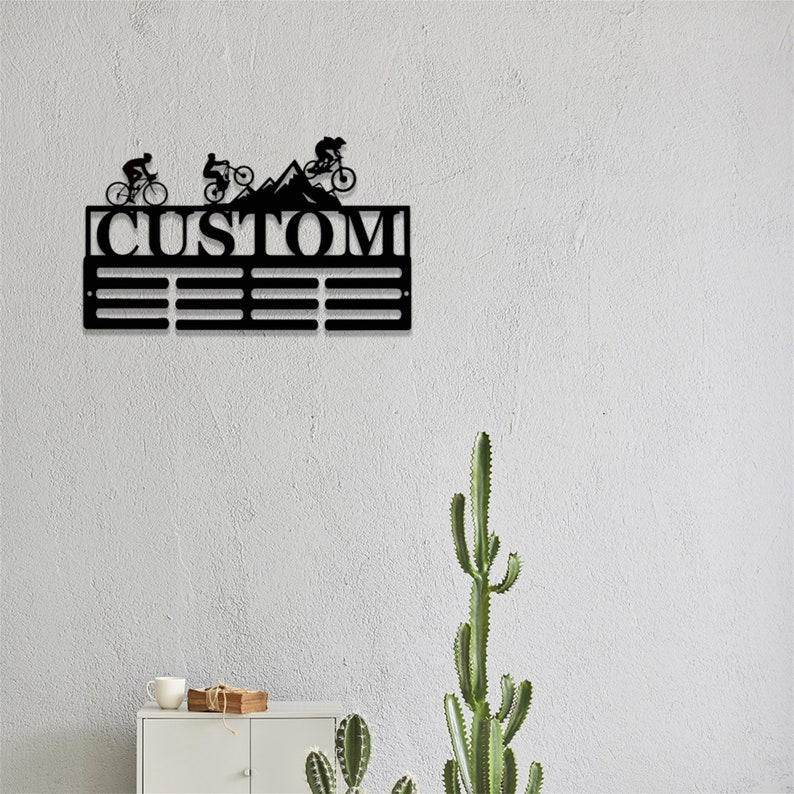 Personalized Bike Award Medal Holder,custom Cyclist Name Medal Hanger ...