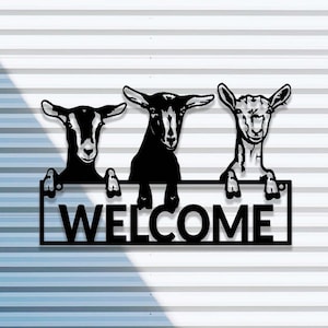 Custom Goat Farm Sign,farm Sign,metal Goat Sign,personalized Goat Ranch ...