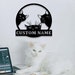 Custom Cat Sign,personalized Cat Name Sign,kitten Welcome Sign Door ...