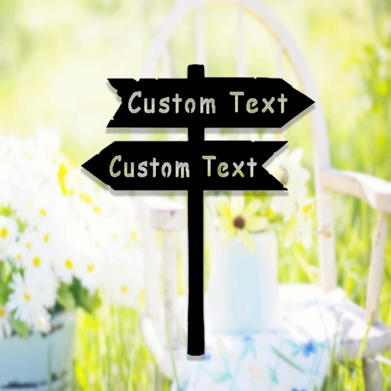 Custom Metal Destination Arrow Signs,personalized Directional Sign ...