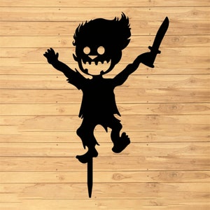 Halloween Zombie Kids Yard Stake,outdoor Halloween Decor,zombie Lawn ...