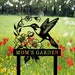 Custom Hummingbird Garden Sign,hummingbird Metal Garden Stake ...
