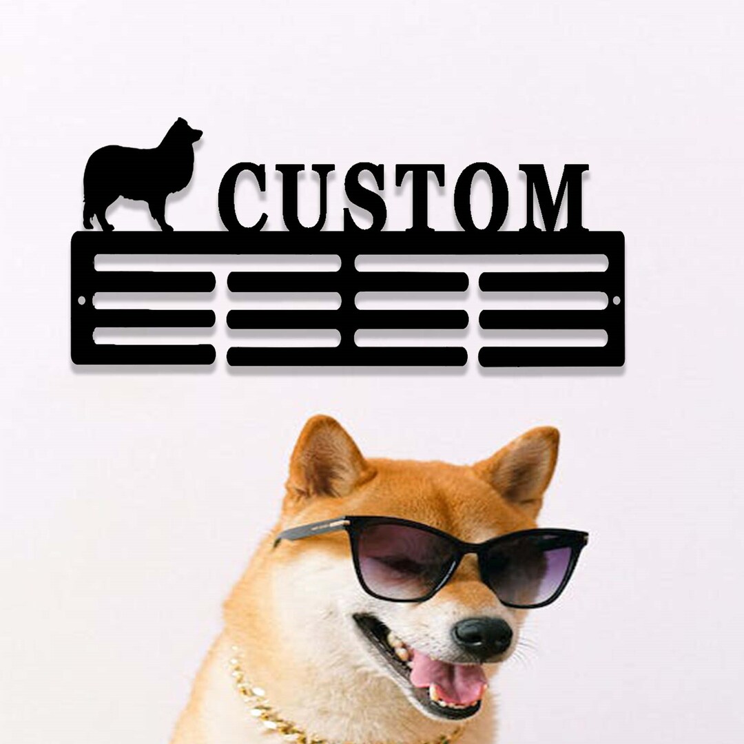 Personalized Pet Dog Award Medal Holder,custom Dog Name Medal Hanger,12 ...