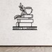 Personalized Books Metal Signbookshelf Signcustom Library - Etsy