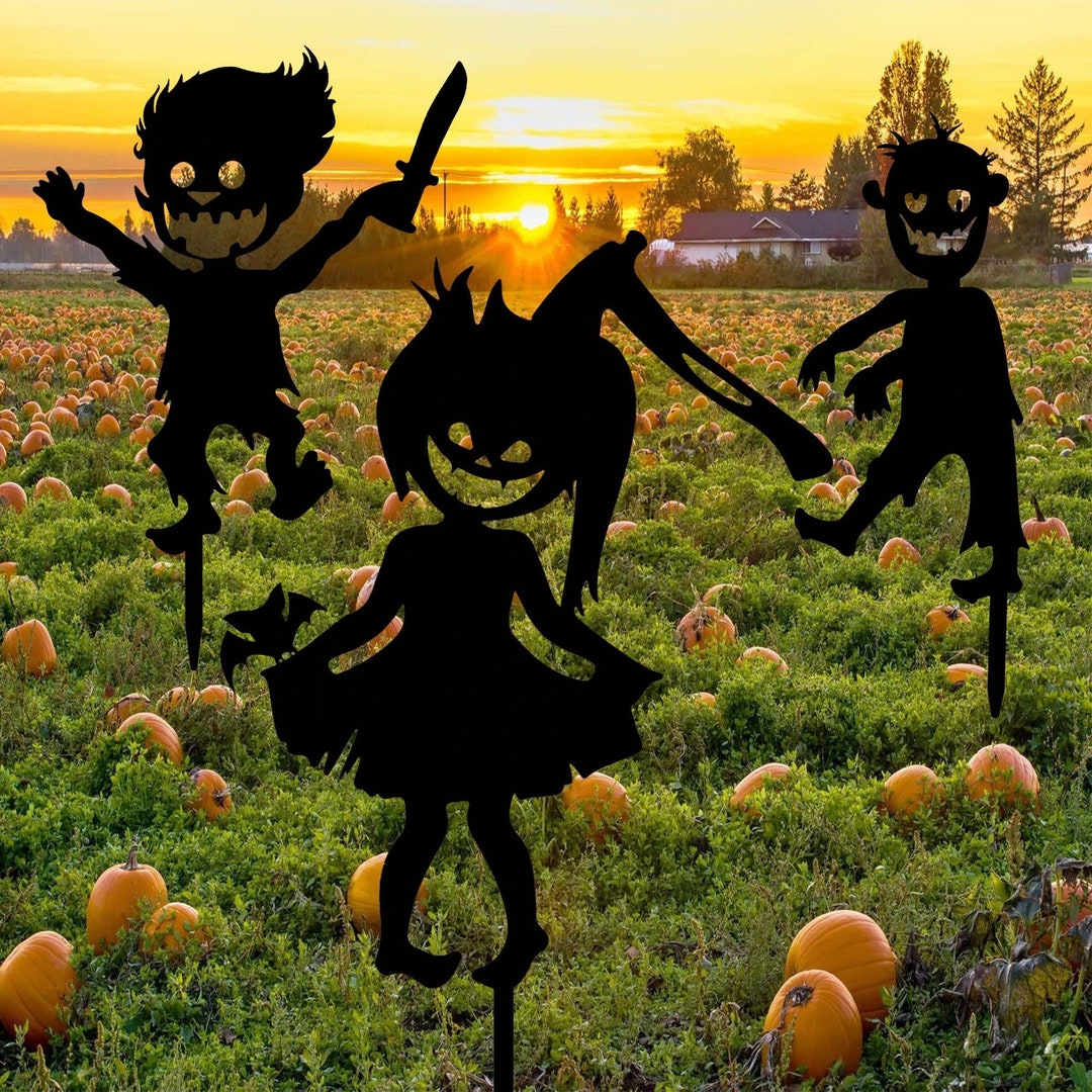 Halloween Zombie Kids Yard Stake,outdoor Halloween Decor,zombie Lawn ...