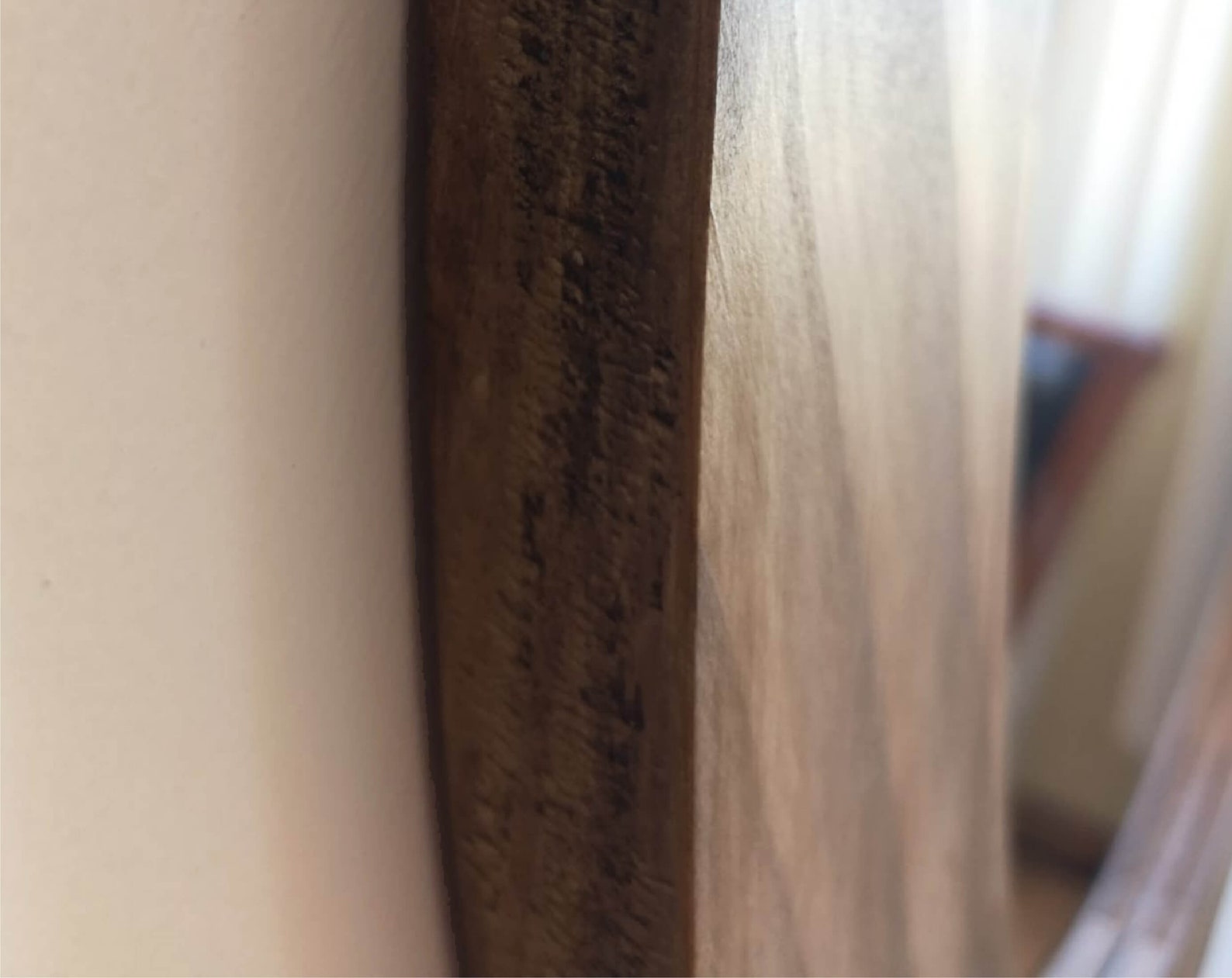 Wooden Mirror / Round Mirror / Rustic Framed Mirror / Modern - Etsy