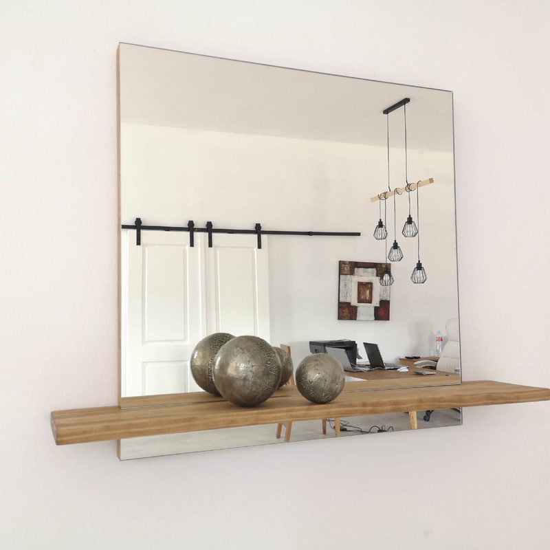 Mirror With Shelf - Etsy