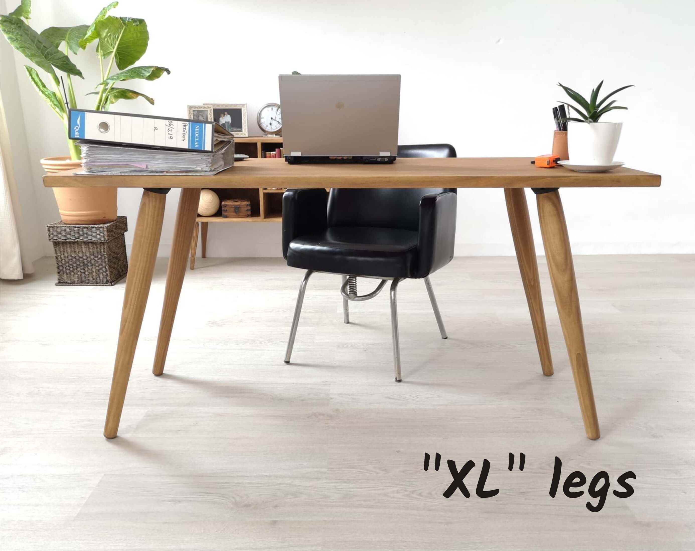 Desk / Solid Pine Desk / 4-leg Table / Office Table / Ref. - Etsy UK