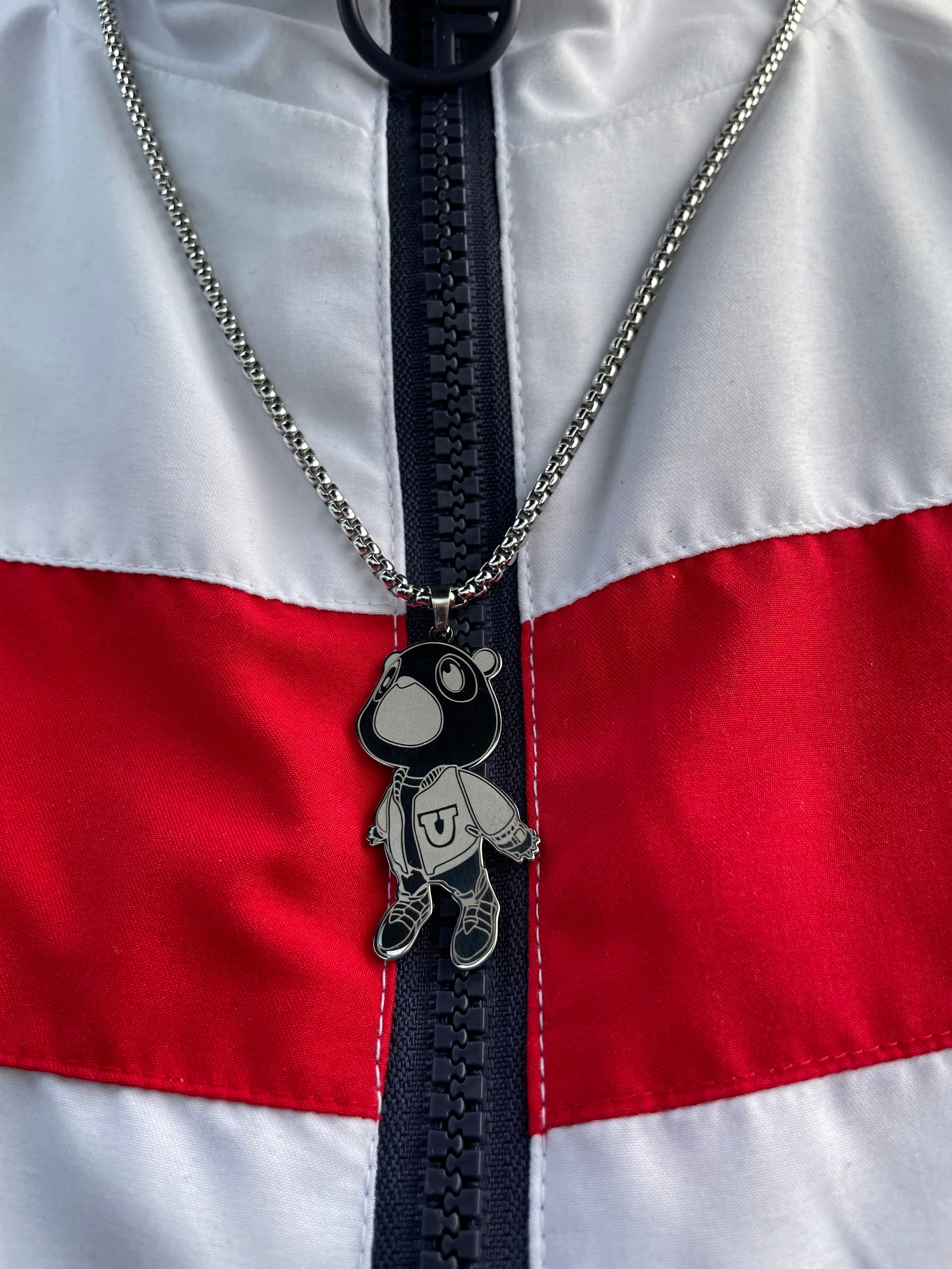 Kanye West Graduation College Dropout Bear Pendant Necklace - Etsy