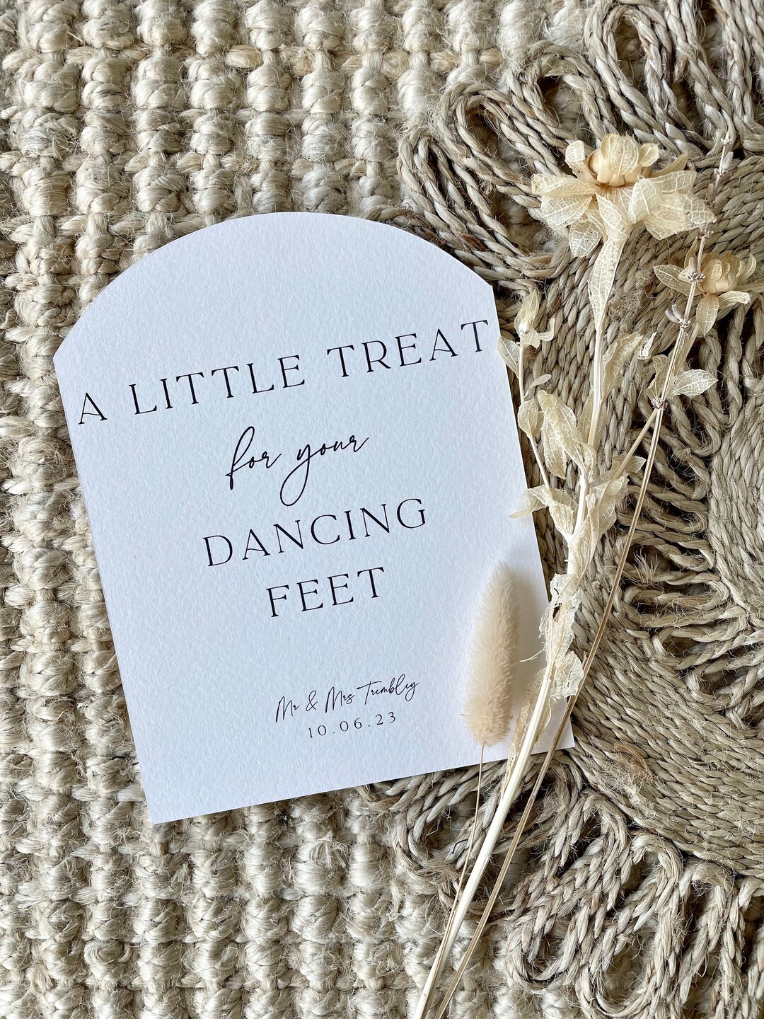 Personalised Arch Flip Flop Wedding Sign, Custom Flip Flop Sign ...