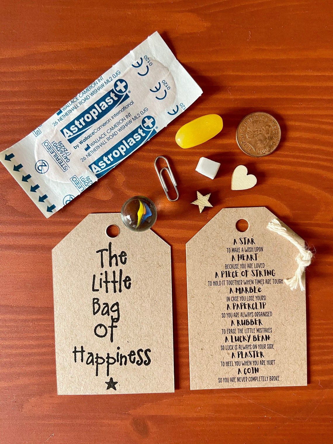 The Little Bag Of Happiness Perfect Keepsake / Thoughtful | Etsy