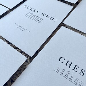 Custom Board Games Theme Wedding Table Name, Game Table Names ...
