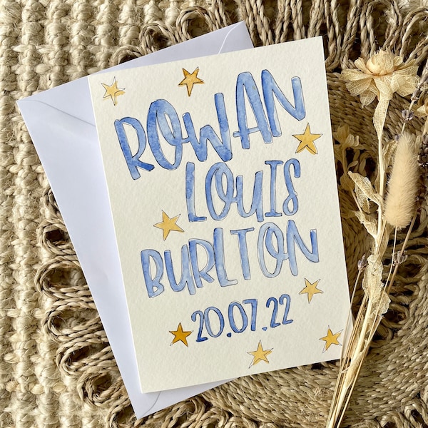 Welcome Baby Brother Card - Etsy