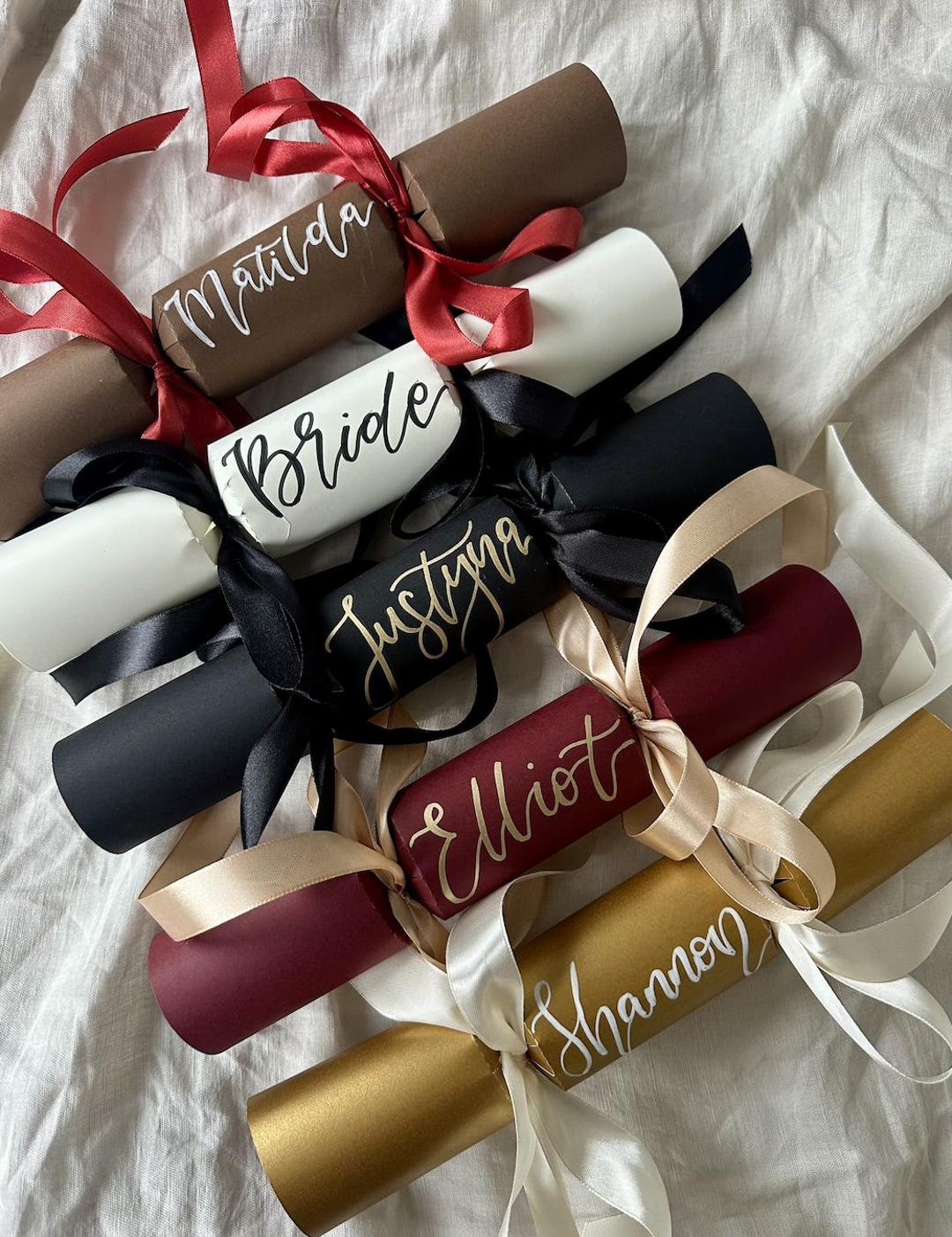 Personalised Christmas Cracker, Name Cracker, Place Name, DIY Make Your ...