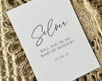 Bridesmaid Proposal Poem Card - Etsy