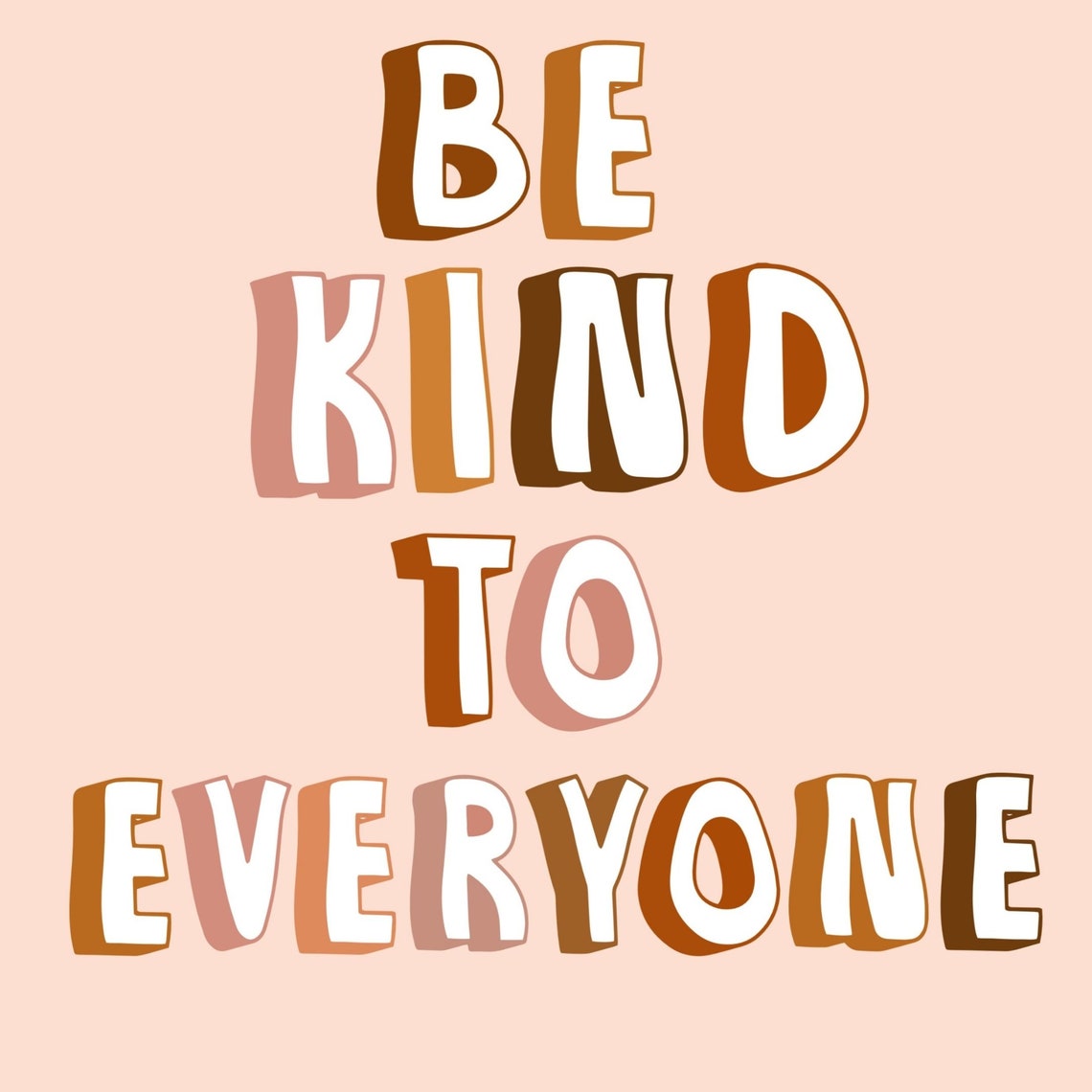 Be Kind Quote Print / Be Kind Home Print / Happiness Quote | Etsy UK