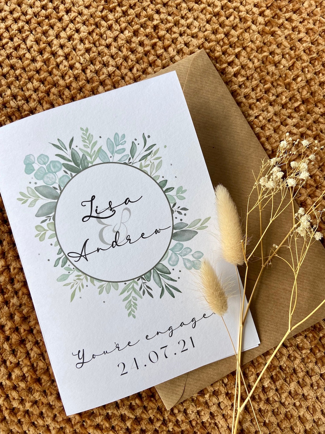 Personalised Engagement Card | Congratulations Engagement Card | Bride ...