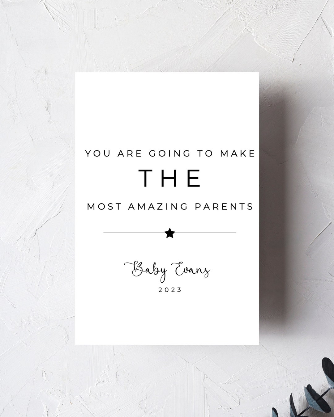 Personalised You Are Going to Be Parents Card, Expecting Card, Parents ...