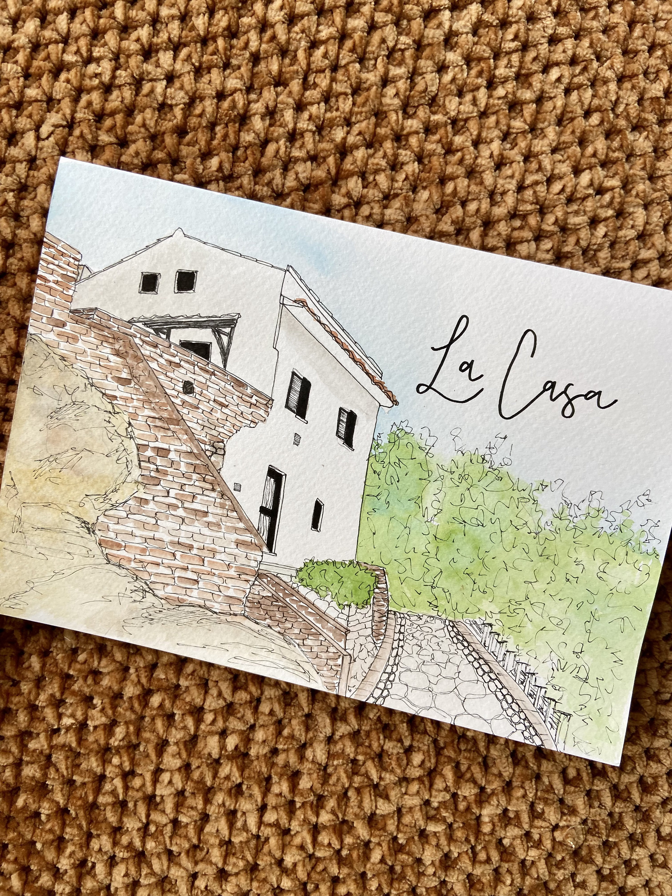 Personalised New Home Card / New Home Drawing Card / House - Etsy