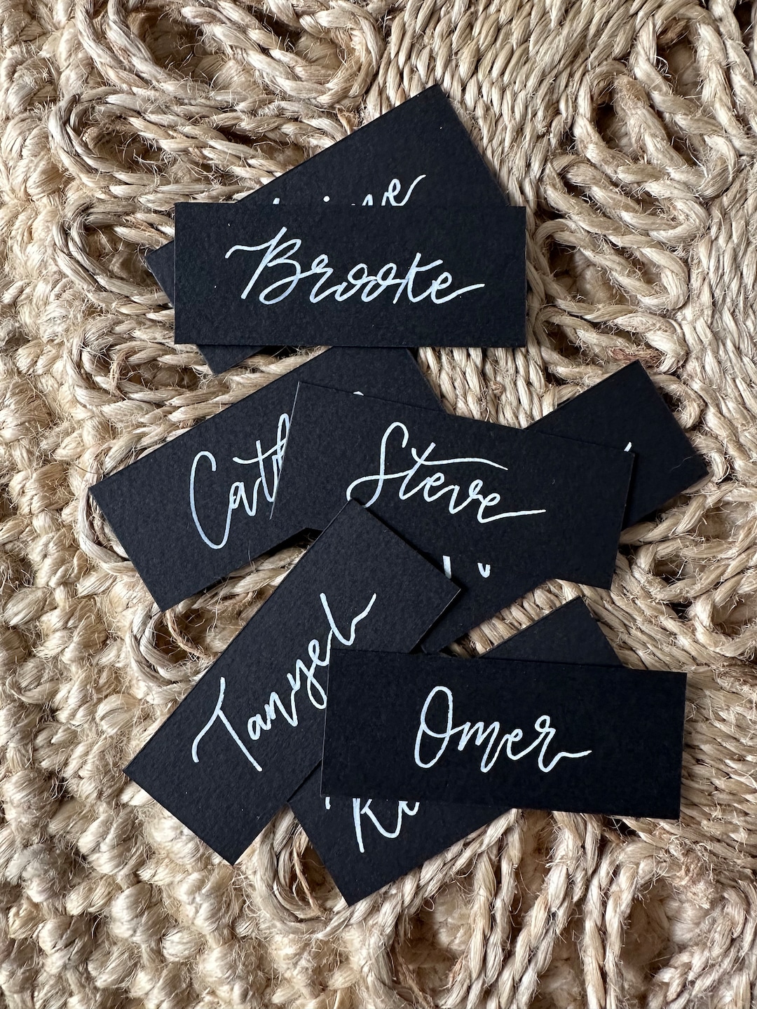 Personalised Custom Hand Written Black Place Names, Hand Calligraphy ...