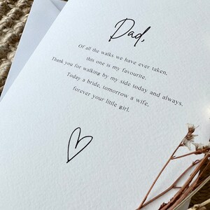 Personalised Father of the Bride Card, Custom Card Father of the Bride ...
